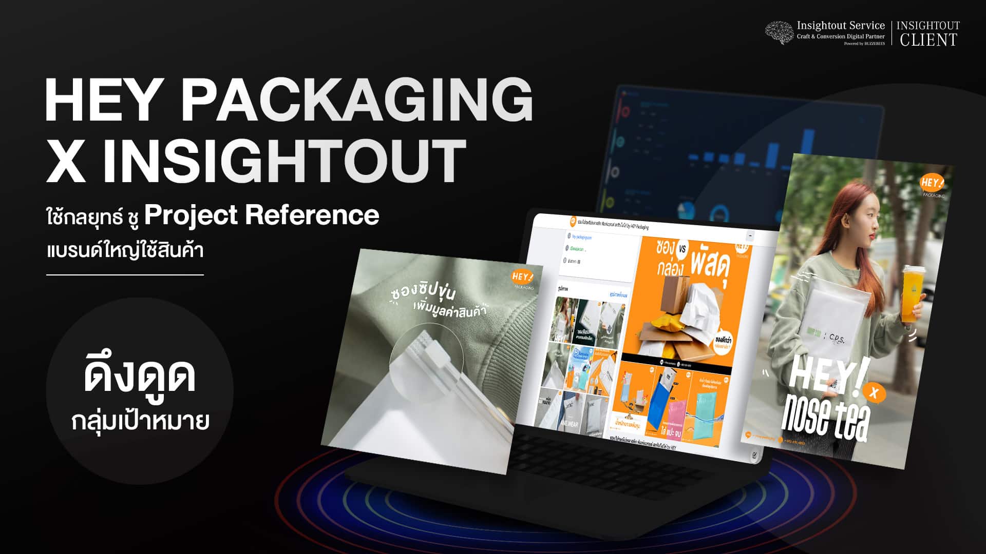 Hey Packaging - รับทําการตลาดออนไลน์ครบวงจร Craft & Conversion | Insightout Service